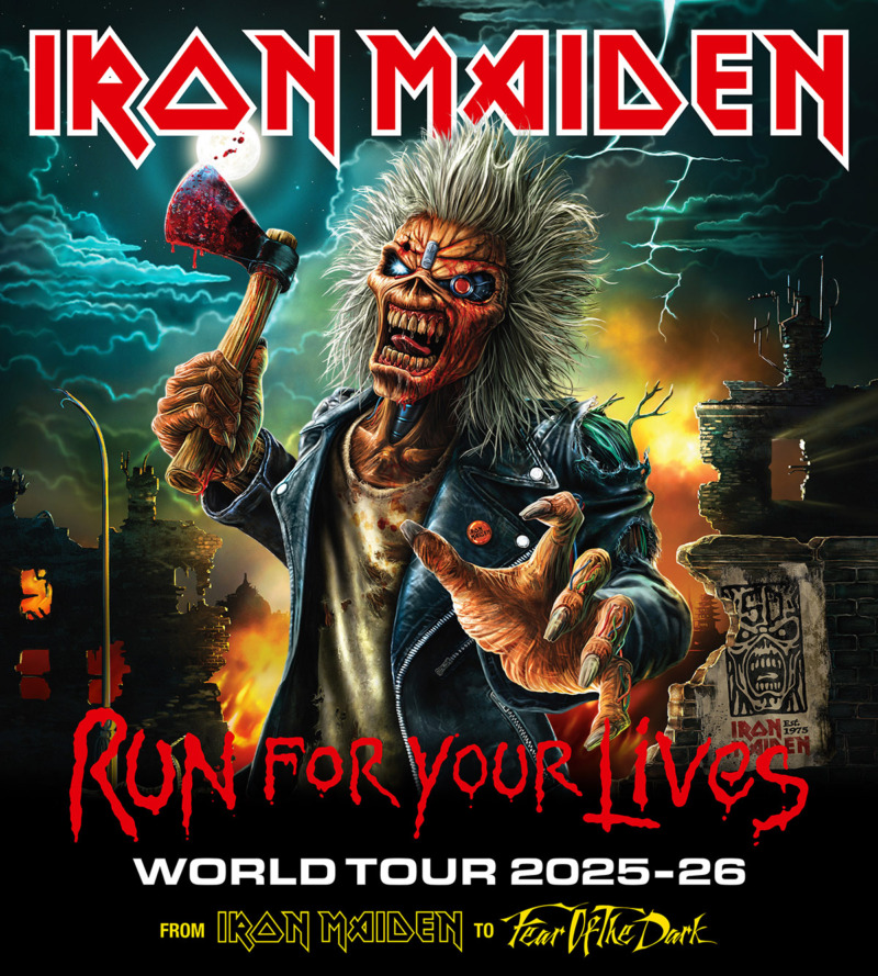 Iron Maiden Announce 'Run For Your Lives' World Tour 2025/26 - Iron Maiden