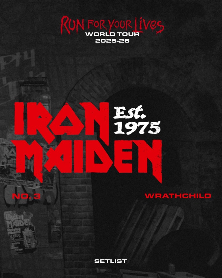2025 Setlist reveal - Iron Maiden