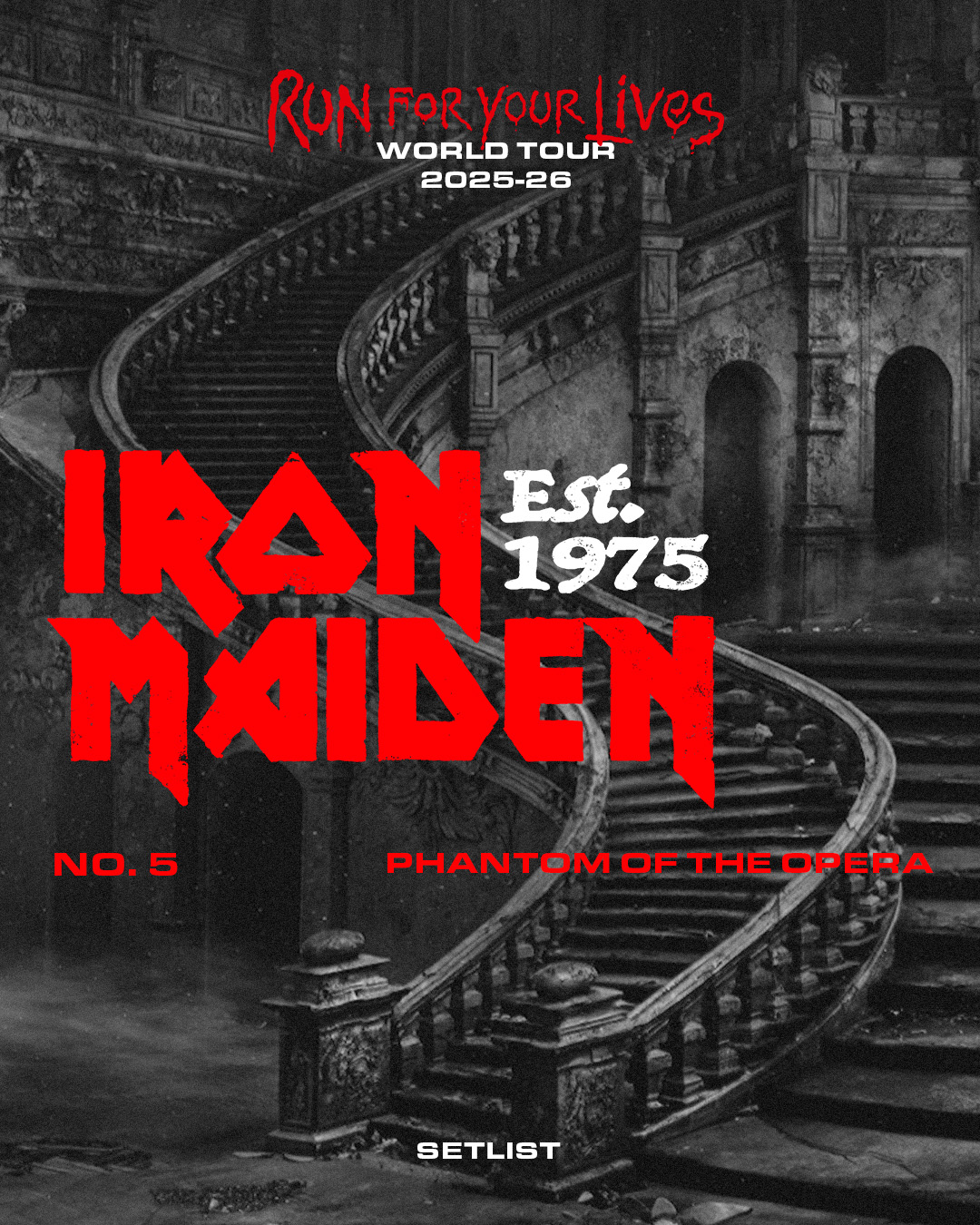 2025 Setlist reveal - Iron Maiden