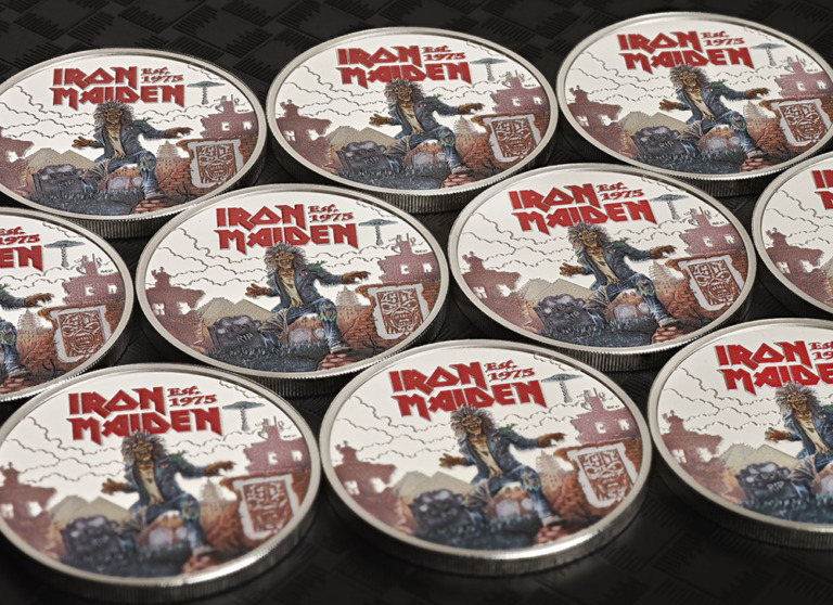 Heavy Duty: Royal Mint Unveils Coin Celebrating Iron Maiden’s 50th ...