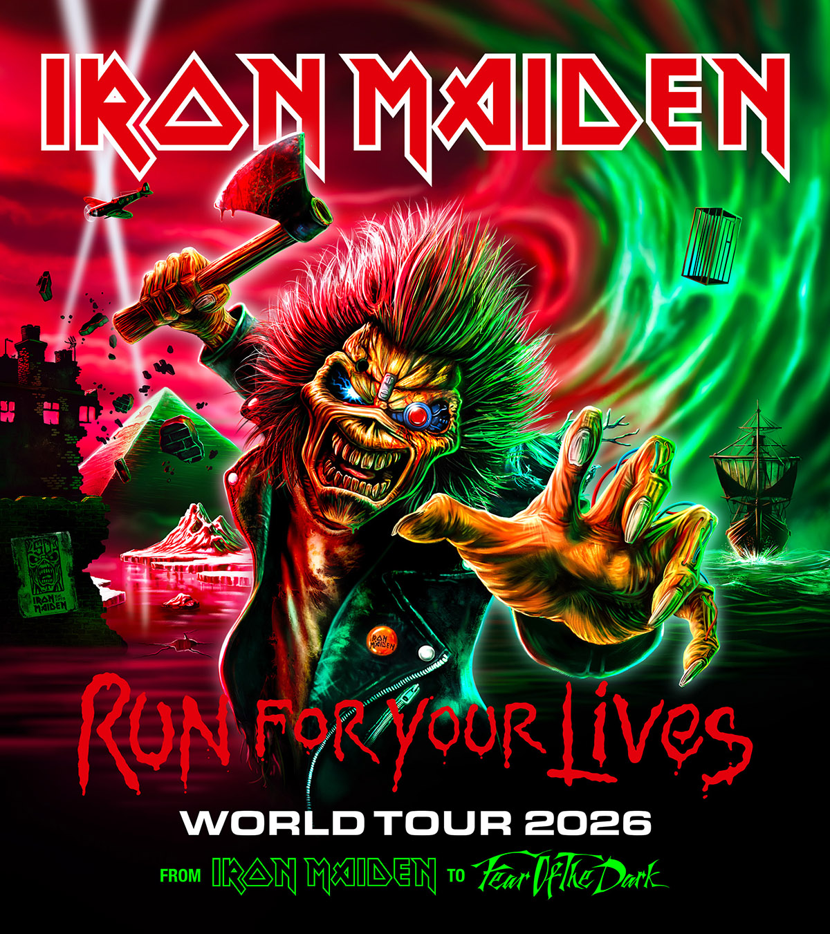 The Run For Your Lives World Tour returns to Europe and beyond in 2026! - Iron Maiden