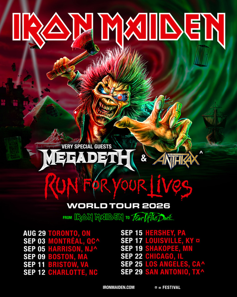 Run For Your Lives... North America! - Iron Maiden